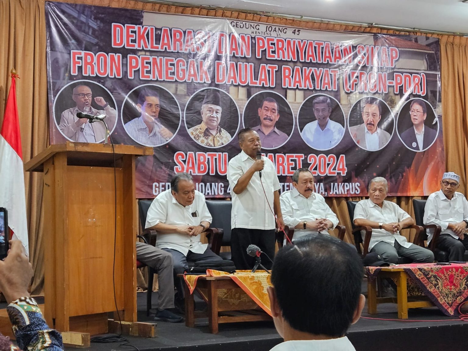 Front-PDR Tuntut Hak Angket Pemilu dan Makzulkan Jokowi - Media Islam