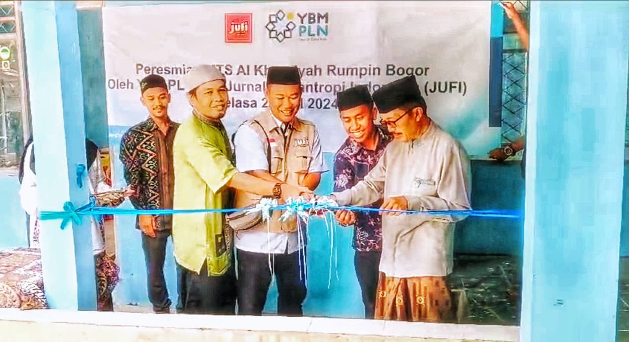 YBM PLN Bersama JUFI Resmikan Bantuan Renovasi MTS Al Khoeriyah - Media ...